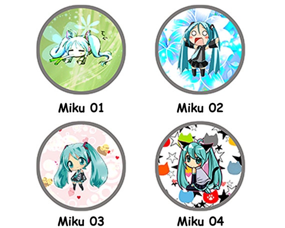 Hatsune Miku Pin Designs by Funmono714 on Etsy