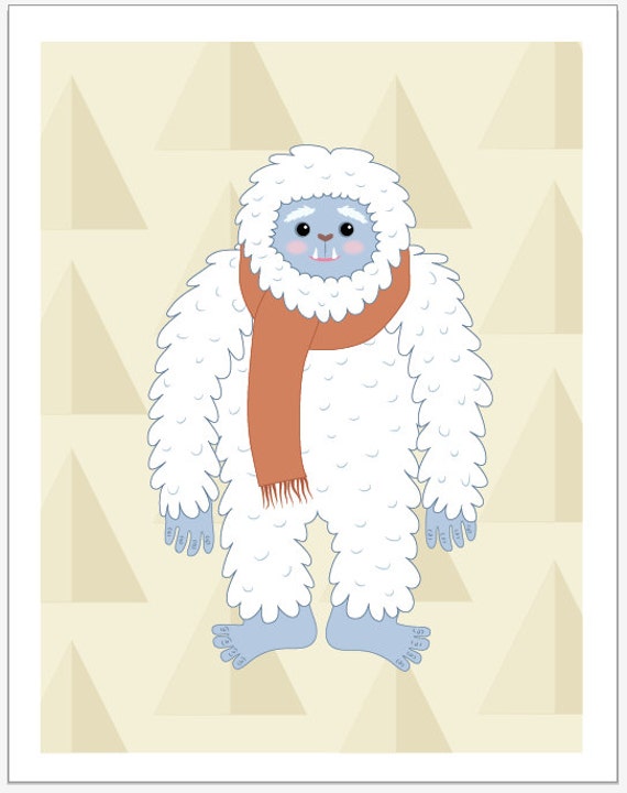 Yeti Children's Art Eddy the Yeti Cryptozoology