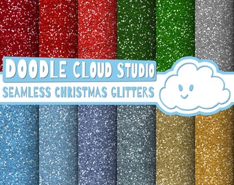 SEAMLESS Colorful Glitter digital paper Colorful sparkling