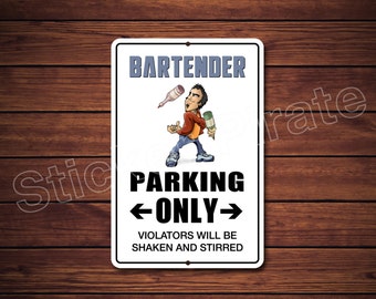 Bartender sign | Etsy