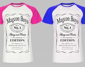 magcon boys jack daniel's parody T-Shirt Tee Shirt Short Sleeve ...