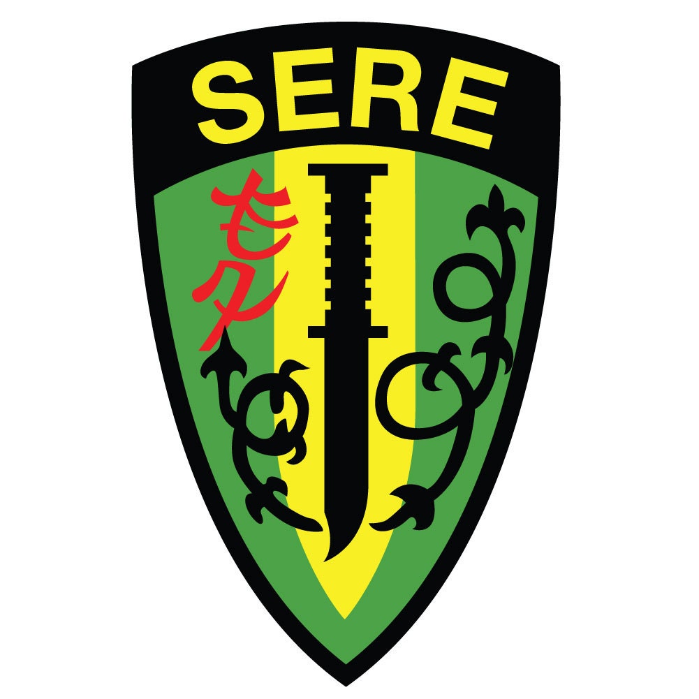 US Army Sere SSI Patch Decal on 3M Reflective Vinyl Full