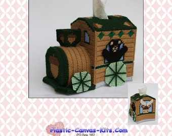 Plastic canvas train | Etsy