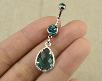 Diamond belly ring | Etsy