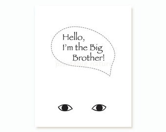 Popular items for big brother print on Etsy