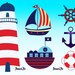 37 Nautical ClipArt &12 Nautical digital