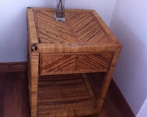 Popular items for rattan side table on Etsy