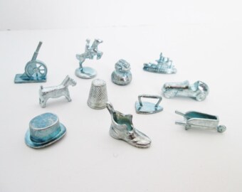 Monopoly game pieces | Etsy