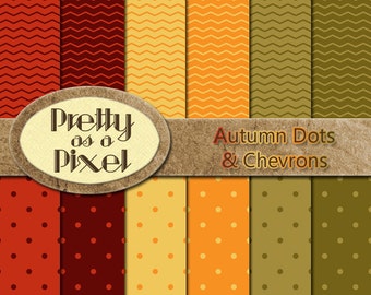 Digital Paper Autumn Scrapbook Paper Autumn Splendor Autumn
