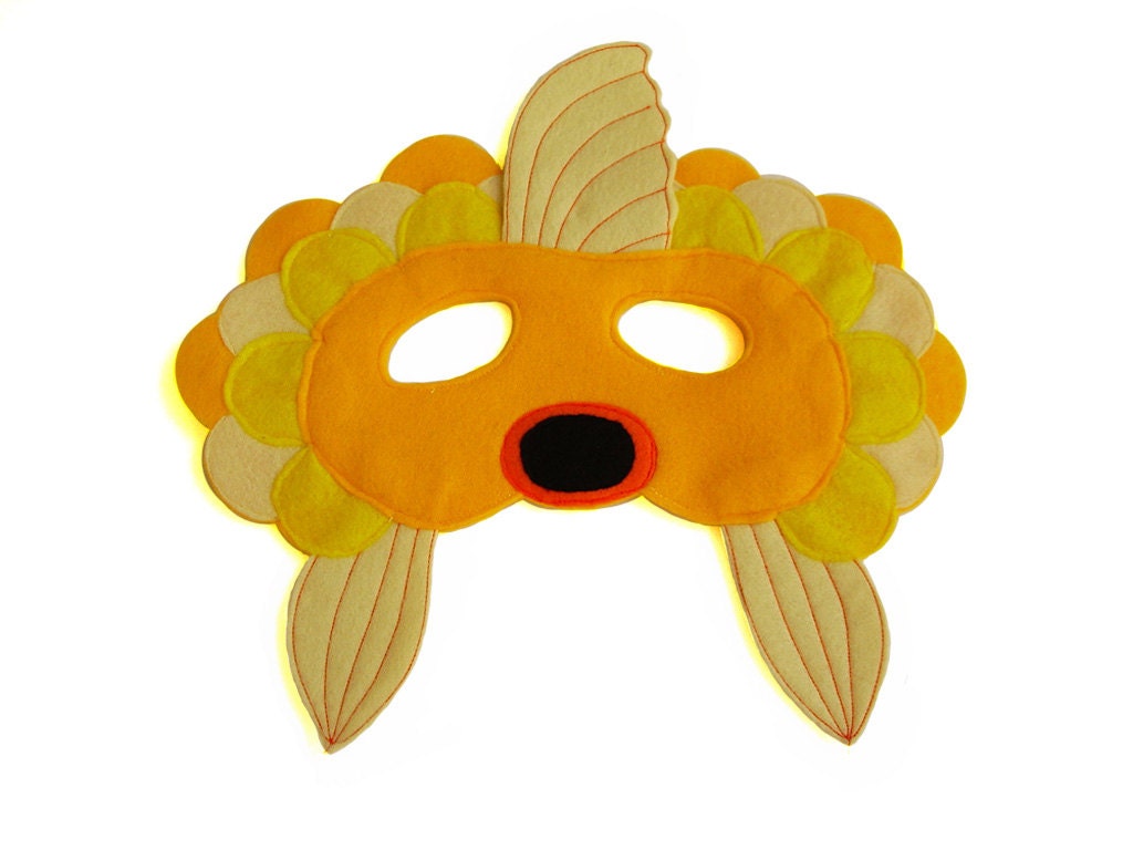 Children's GOLDFISH Felt Mask