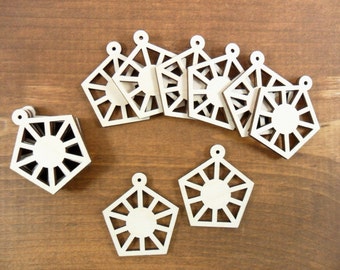 Unique pentagon shape related items | Etsy