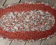 Popular items for crocheted rag rug on Etsy