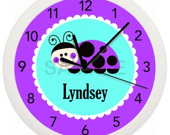 Ladybug clock | Etsy