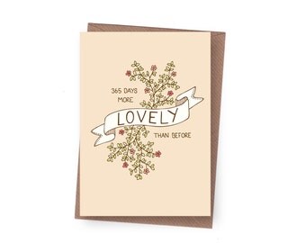 365 days card | Etsy