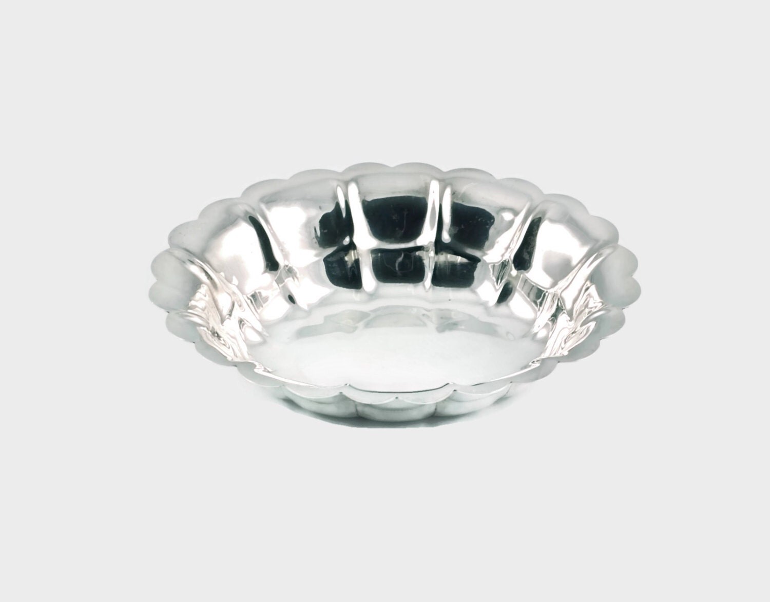 Vintage Sterling Silver Preisner Silver Company Fluted Nut Bowl – Haute ...