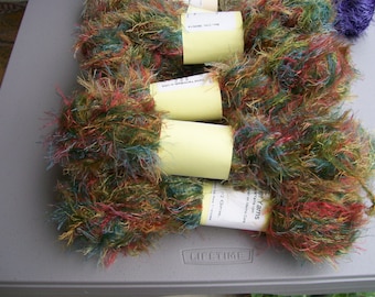 Fun fur yarn | Etsy