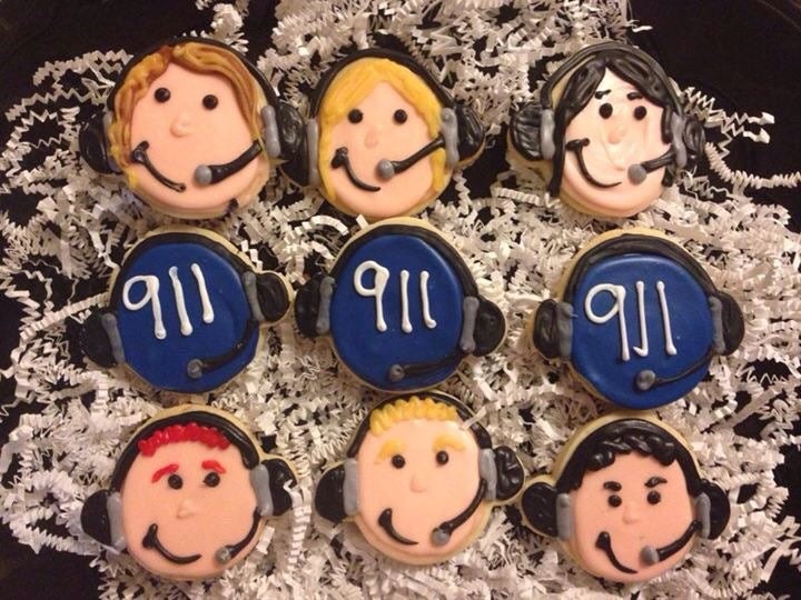 911 Dispatcher Sugar Cookies Telecommunitcations Week