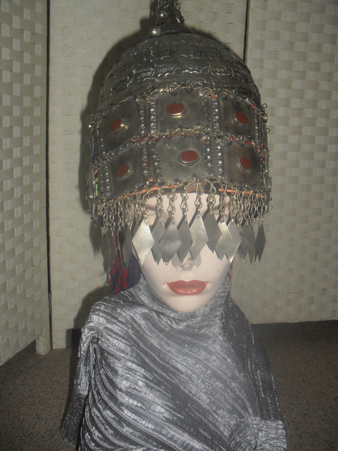 ANTIQUE TRIBAL HELMET Turkmenistan possibly – Haute Juice