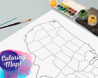 State outline art | Etsy
