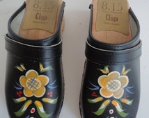 Popular items for hand painted clogs on Etsy