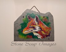 Popular items for paintings on slate on Etsy