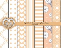 Popular items for gold scrapbook paper on Etsy
