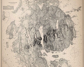 Great Sodus Bay New York 1902 Nautical Map Lake by Oldmap