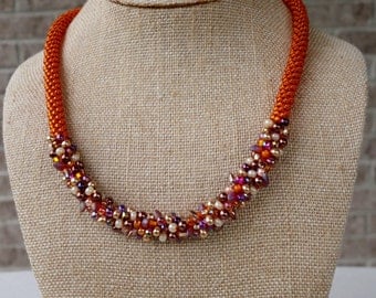 Gold Butterfly Bib Statement Necklace Fall Jewelry