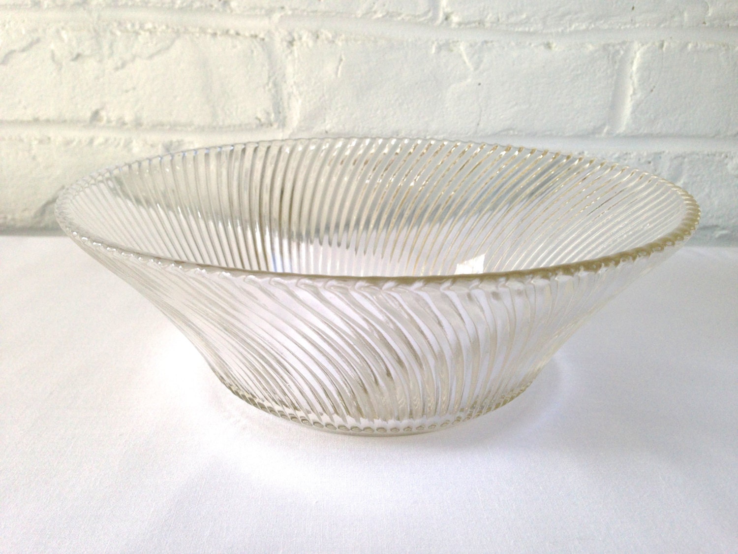 Federal Glass Company Diana Pattern Salad Bowl