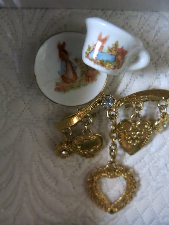 Beatrix Potter shadow box. Keepsake box for baby's photo