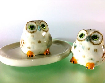 Unique painted ceramic owl related items | Etsy