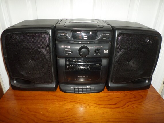 Early 1990's Fisher PH-D620 Portable Home Stereo Boom Box