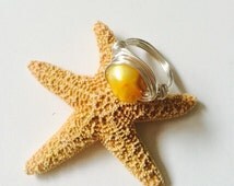 Popular items for seashell ring on Etsy