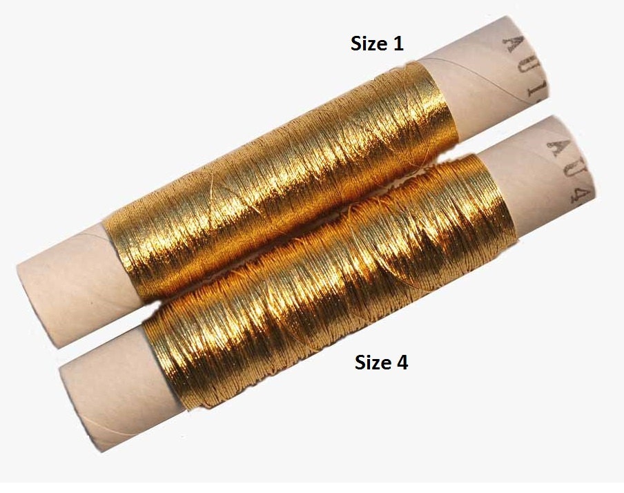 Vintage Pure Gold Embroidery Thread Kyoto Embroidery Thread