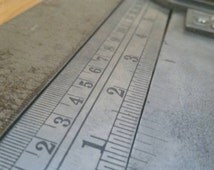 Popular items for vintage metal ruler on Etsy
