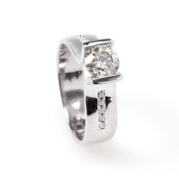Diamond Engagement Ring-White Gold Engagement Ring-Engagement