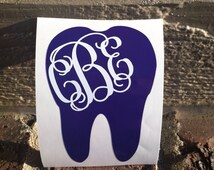 Popular items for tooth decal on Etsy