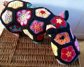 Popular items for crochet hippo on Etsy