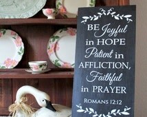 Popular items for be joyful in hope on Etsy