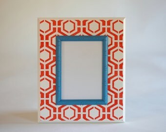 Popular items for blue picture frame on Etsy