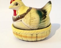 Popular items for ceramic chicken on Etsy