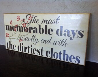 Dirty clothes sign | Etsy