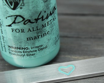 Vintaj Marine, Teal patina, light teal patina, vintaj paints, vintaj ...