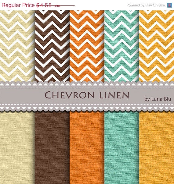 New Item added to my shop:SALE 60% OFF Chevron Digital Paper pack ...