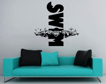 Sports logo decal | Etsy