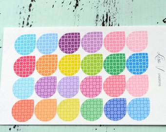 Popular items for rain drop stickers on Etsy