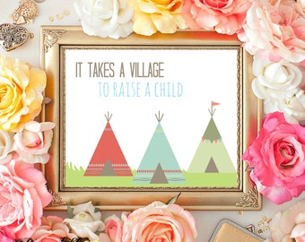 It takes a village | Etsy