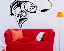 Unique fish wall decals related items | Etsy
