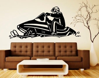 Snowmobile decal | Etsy