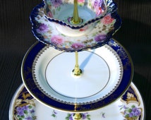 Popular items for china cake stand on Etsy